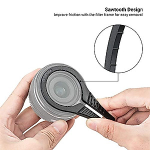 3 Packs Camera Lens Filter Wrench Kit, CPL UV ND Filter Removal Wrench Tool Set, Fit 37mm-52mm 55mm-72mm 77mm-95mm Lens Thread for Canon Nikon Sony Fujifilm Olympus Panasonic and Other Camera