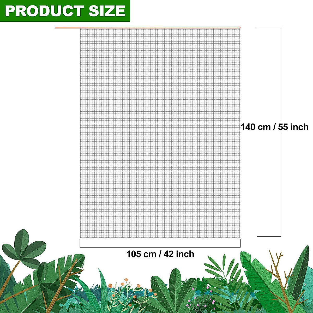 Insect Bird Barrier Mesh, Garden Netting Barrier, Bird Netting, Netting for Plant with Drawstring, 3.5 x 4.6 FT Tomato Protective Cover, Large Potted Fruit Protectors Cover for Blueberry Bushes