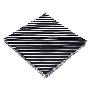 Soimoi Precut 10-inch Geometric Prints Cotton Fabric Bundle Quilting Squares Charm Pack DIY Patchwork Sewing Craft- White & Black