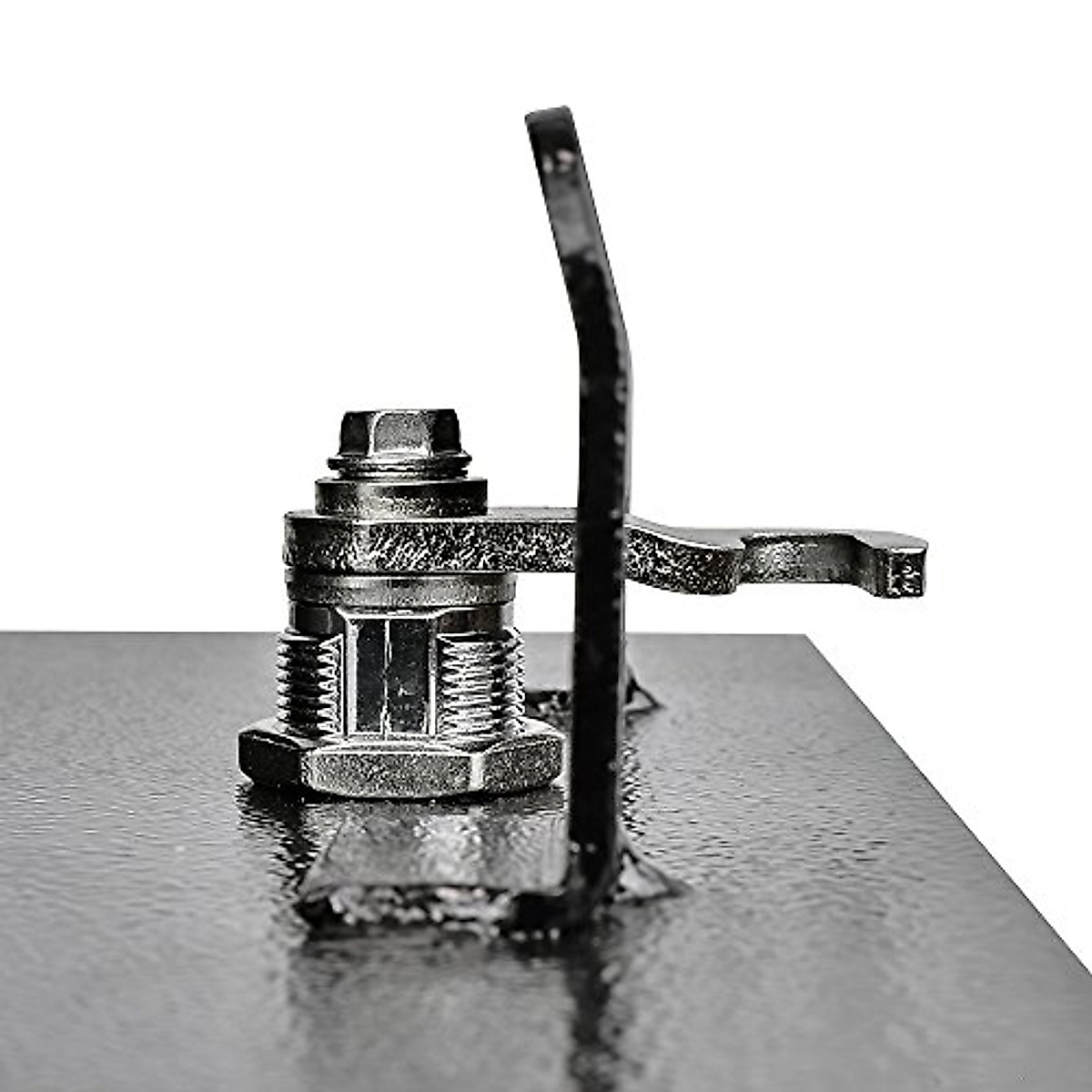 Mail Boss 7106 Curbside Steel Post Mount Security Locking Mailbox, Black, Extra Large, 21 in. D x 11.125 in. W x 13.75 in. H