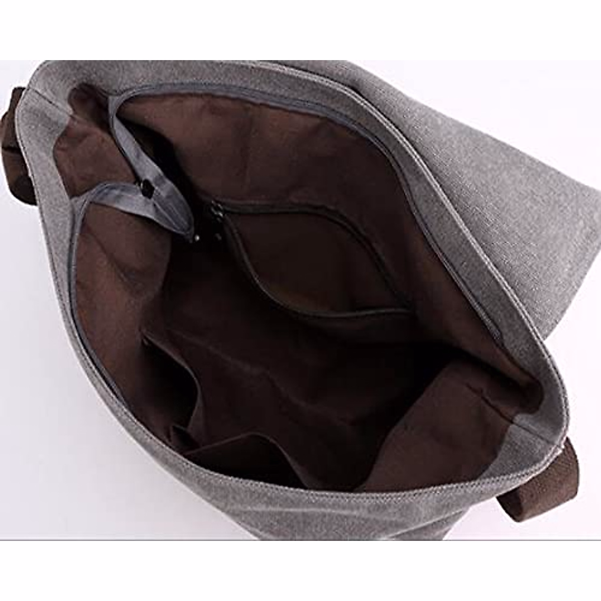 Vintage Canvas Satchel Messenger Bag for Men Women，Canvas Messenger Bag crossbody Shoulder Bag Chest Bag Travel Carry Bag