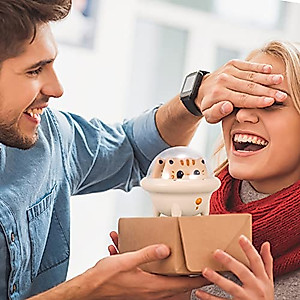 HRNAKDFKL Portable Charger - Cute Power Bank Emergency Charging 2 Pack 800mAh USB C iOS Power Bank with LED Night Light External Battery Pack Charger Compatible with iPhone & Type C (USB C & iOS)