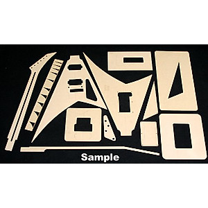 Electric Guitar Routing Template - P Bass