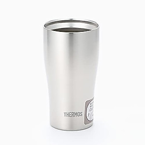 Thermos JDQ-400 S Vacuum Insulated Tumbler, 13.5 fl oz (400 ml), Stainless Steel