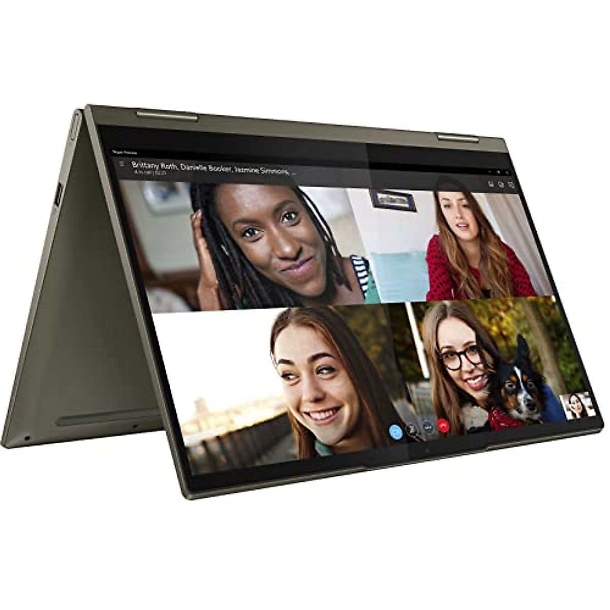 Lenovo - Yoga 7i 2-in-1 14" Touch Screen Laptop - Intel Evo Platform Core i5 - 12GB Memory - 512GB Solid State Drive - Dark Moss