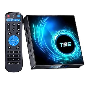 Android TV Box 10.0, Smart TV Box Android 2GB 16GB H616 Quad-Core 64bit CPU Support 2.4G +5G Dual WiFi Ethernet 100M BT 4.0 4K 6K Ultra HD Output H.265 Decoding Android Box