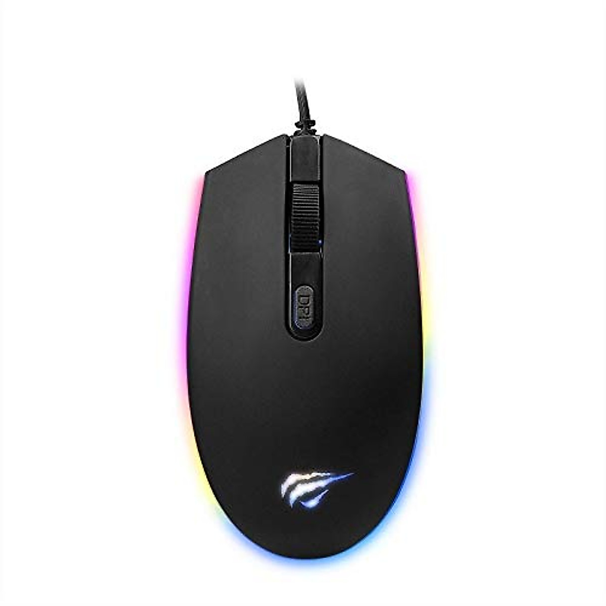 MS1003 Gaming Mouse with Retro RGB and USB Lighting, Up to 1200 DPI