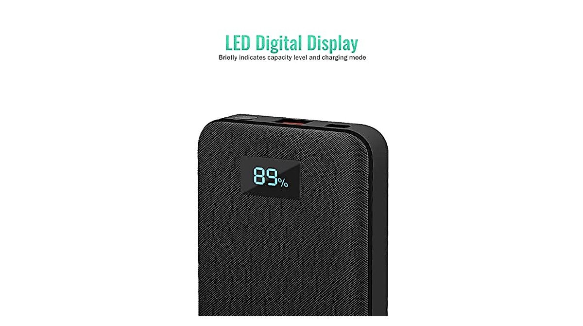 Miady 2022 20W PD Power Bank 10000mAh Portable Charger