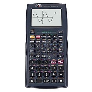 School Smart Graphic Calculator, 10 + 2 Dot Matrix , black - CS-121