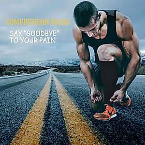 Hi Clasmix 5 Pairs Compression Socks for Women&Men-20-30mmhg Best for Circulation,Pregnancy,Media,Nurse,Running,Travel(Multicoloured 13a Large-X-Large)