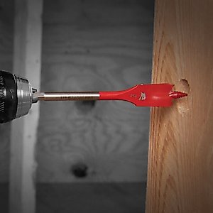Diablo Spade Bit for Wood - Speed-TIP Design - 1-1/2" Diameter, 6" Length, 1/4" Hex Shank, 2-Pack - DSP2170-P2
