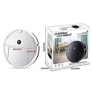 IUPPA Sweeping Robot Vacuum,Mini Robot Vacuum Cleaner,Portable Robot Vacuum Cleaner, 1000pa Strong Robotic Vacuum,Mini Portable Floor Cleaner Robot