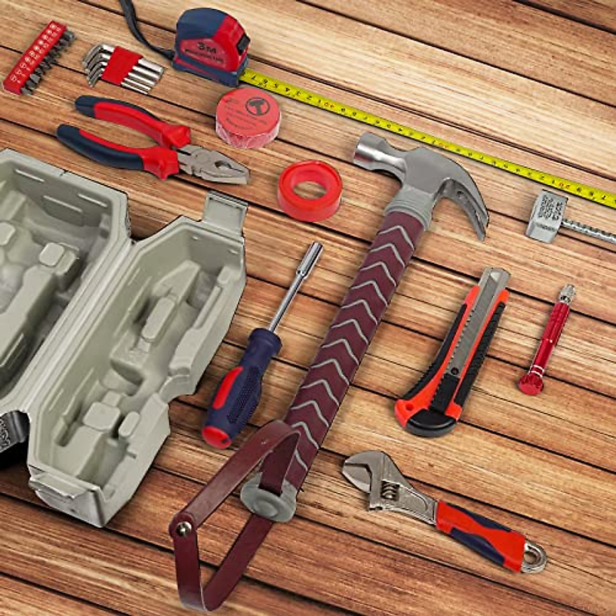 Massworch Hammer Tool Kit,Home Repair Tool Set Multifunctional Thor's Hammer Tool Box, DIY Hand Tool Novelty Marvel Holiday Gift