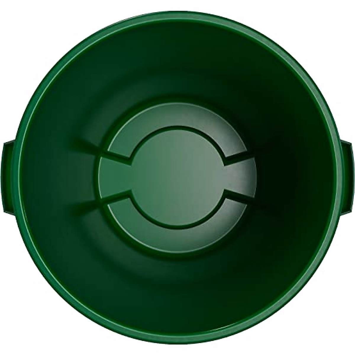 Carlisle FoodService Products Bronco Green 32 Gallon Round Waste Bin Trash Container - 84103209 - Pack of 4