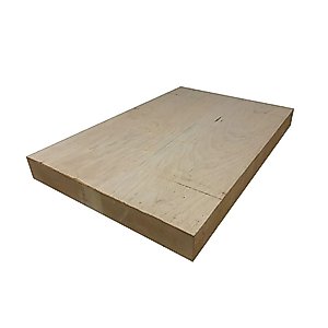 Exotic Wood Zone's Hard Maple bass Guitar Body Blank | Electric Guitar Body Blank | Solid Body Electric Guitars Blank | Luthier Tonewood Body Blanks | 21" x 14" x 1-3/4" - Glued (3 Pcs)