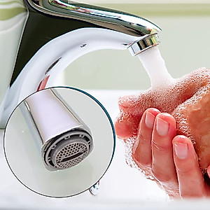 12 Pieces Moen Aerator Faucet Aerator Replacement for Sink Aerators and 5 Pieces Faucet Aerator Key Wrenches Removal Tool for Bathroom or Kitchen Sink