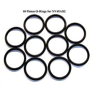 10 Pack Piston O-Rings for Hitachi Replaces Part Numbers 876-174 876174 and Fits Hitachi Nailer Models NV45AB2, N5008AC, NT65A2, NT50A