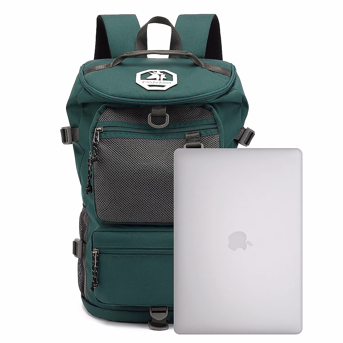 Gym Duffle Bag Backpack 4-Way Waterproof with Shoes Compartment for travel Sport Hiking laptop (Green) XL