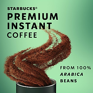 Starbucks Premium Instant Coffee — Dark Roast — 100% Arabica — 3 Tins (up to 120-cups total)