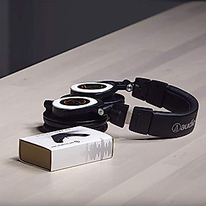 EAS Brooklyn Labs, Version 2 Bluetooth Wireless Adapter and Amplifier, for Audio-Technica M50x Professional Studio Headphones, Clear, Aptx, Long Battery