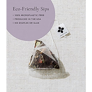 Art of Tea | Organic Earl Grey Crème Tea| 50 Eco Friendly Pyramid Tea Bag Sachets