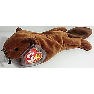 TY Beanie Babies ``BUCKY`` the BEAVER - MWMTs! RETIRED! CHECK OUT ALL MY BEANIES! .HN#GG_634T6344 G134548TY35699