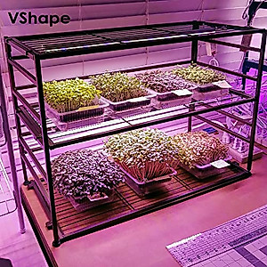 (8-Pack) LED Grow Light, T8 Grow Lights 2FT, 192W(8×24W) High Intensity Full Spectrum Indoor Grow Lights with High PPFD Value, Grow Lights for Indoor Plants, Seed Starting, Succulent, Vegetables