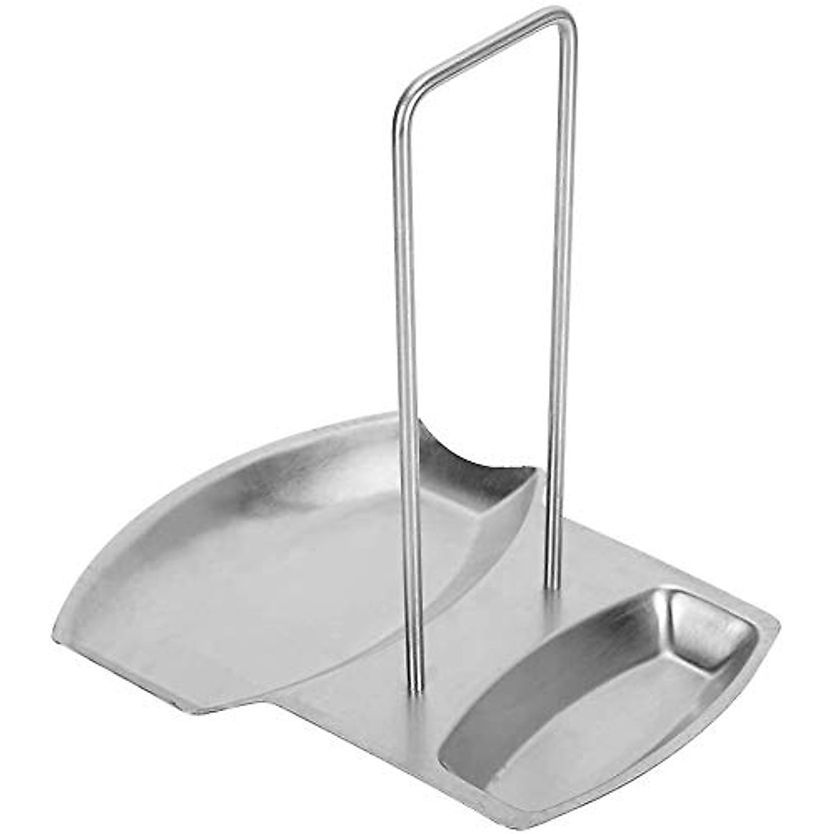 DRNKS Spoon Frame Stand Lid Organizer Lid Storage Rack 304 Stainless Steel Thick Pot Lid Stand for Home Kitchen Applicable to kitchen stove