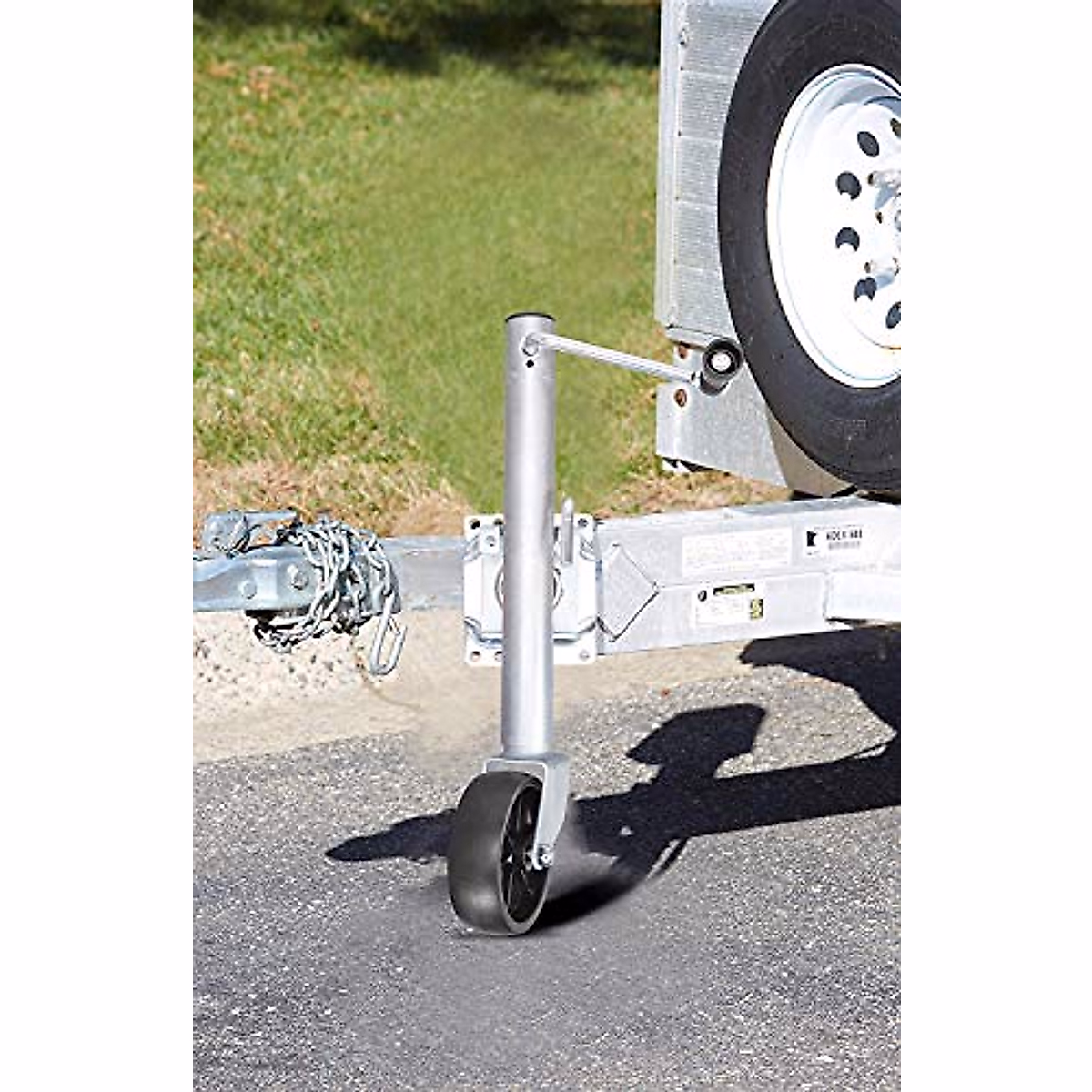 Torin 1000 LBs Capacity Swivel Boat Trailer jack Single Wheel 6-Inch,Bolt on Boat Tongue trailer jack ATR39001B