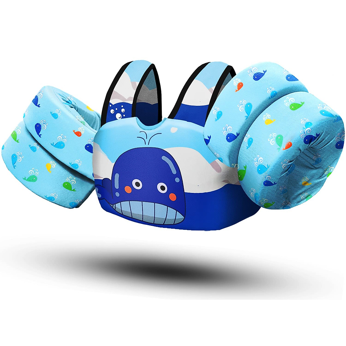 Chriffer Kids Swim Vest Life Jacket for 22-66 Pounds Boys and Girls, Toddler Floaties with Shoulder Harness Arm Wings for 2,3,4,5,6,7 Years Old Baby