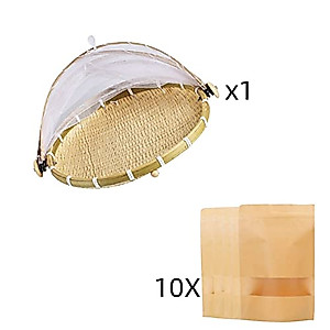 INNAL Herb Drying Rack Pasta Drying Rack Herb Dryer Herb Drying Food Drying Rack Herb Drying Rack With Screen Mesh With 10 Storage Pocket (30cm)