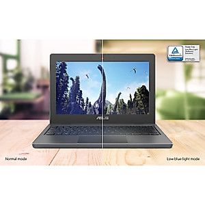 Asus Student Laptop, 12 inch IPS Anti-Glare Eye-Care HD Display, Intel Celeron N4500, Military-Grade Durability, Wi-Fi 6, Long Battery Life, Windows 10 Pro (4GB RAM | 256GB SSD), (BR1100CKA-XS04)