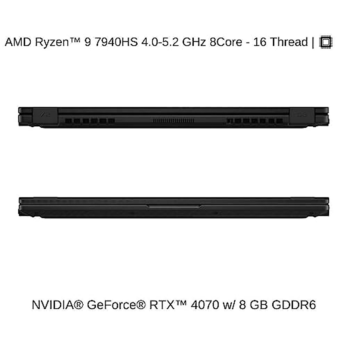 HIDevolution ASUS ROG Flow X13 GV302XI 13.4" WQXGA 165Hz, 4.0 GHz Ryzen 9 7940HS, RTX 4070, 32 GB LPDDR5 RAM, 2 TB PCIe SSD, Windows 11 Home