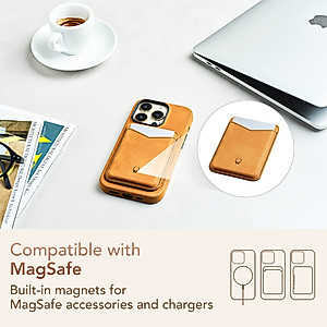 DONBOLSO Leather Case for iPhone 14 Pro Max + Wallet Bundle - Classic Leather with Anti-Scratch Microfiber Lining