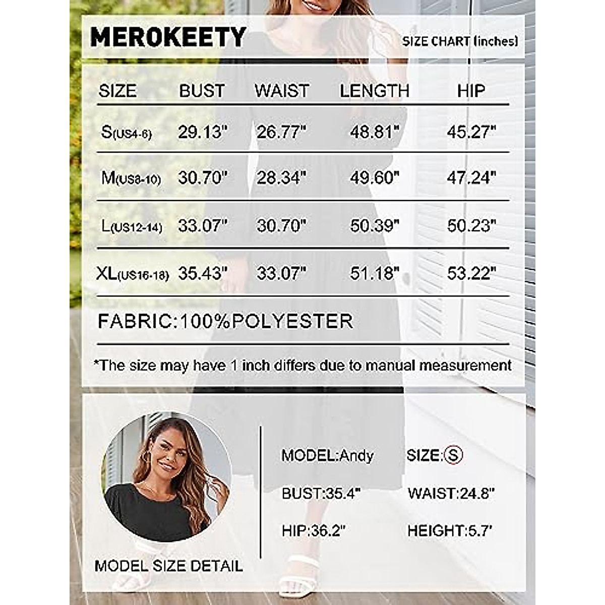 Dresses 2023 Smocked Crewneck Tie