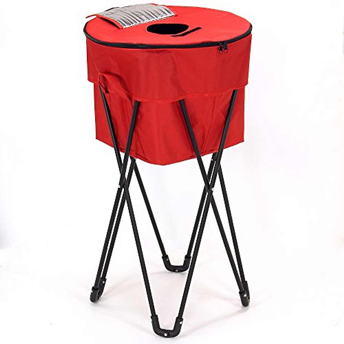 Household Essentials 2170-1 Standing Ice Cooler, Red