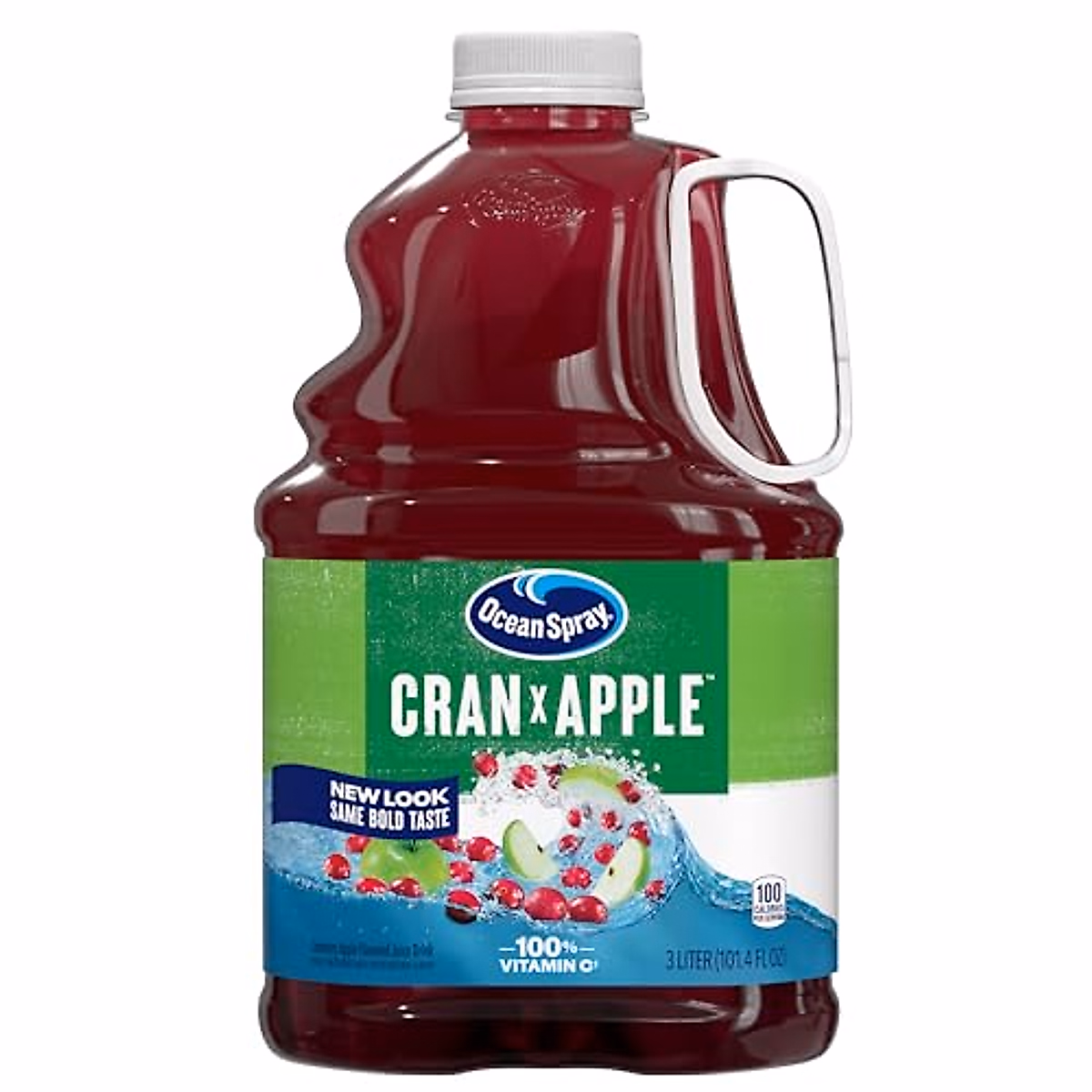 Ocean Spray® Cran-Apple™ Cranberry Apple Juice Drink, 101.4 Fl Oz Bottle (Pack of 1)
