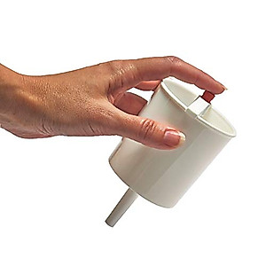 White Plastic Push Button Communion Cup Filler Church Supplies, Fills Up to 25 Cups