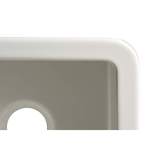 ALFI brand ABF1818S-W Kitchen Sink, White