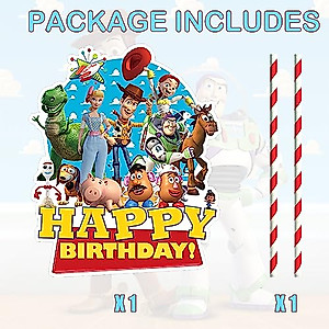 1 Toy Story Cake Topper for Children Boy Birthday Party Cake Decorations