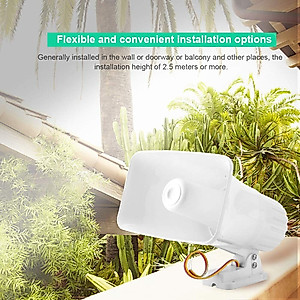 MAGT Wired Alarm Siren Horn, 150dB DC 12V Wired Horn Siren Speaker Dual Tone Home Security Siren Burglar Alarm System for Indoor Outdoor Protection