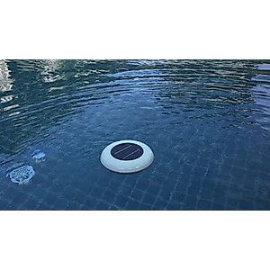 Solar Pool Ionizer for High Capacity Swimming Pool up to 45,000 Gallons - 85% Less Chlorine - 25% More ions - Kill Algae - Longer Lasting Copper Anode - Keep Water Crystal Clear (Blue)