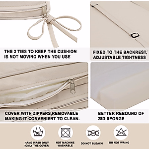 PERFECT GARDEN Chaise Lounge Cushion: Weather Resistant & Fade Resistant for Outdoor Patio Furniture, Ideal for Lawn & Pool, 74.5" W x 22" D (Beige, 1-Pcs Set)