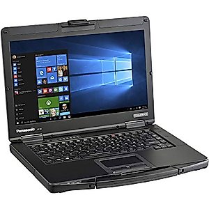 Panasonic Toughbook 54, CF-54 MK2, Intel Core i5-6300U 2.40GHz, 14in HD, Non-Touchscreen, 256GB SSD, 16GB, Wi-fi, Bluetooth, 4G LTE, Dual Pass, Backlit Keyboard, Webcam, Windows 10 Pro (Renewed)