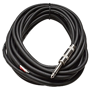 Seismic Audio QRW25Pair 25-Feet Raw Wire to 1/4-Inch Speaker Cable, 16 Guage, PA/DJ/Home Audio