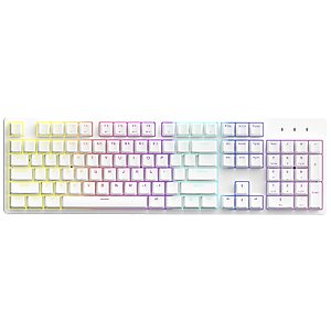 IROK FE87/104 RGB Mechanical Keyboard, Hot Swappable Gaming Keyboard, Customizable Backlit, Magnet Upper Cover Type-C Wired Keyboard for Mac Windows-White/Brown Switch