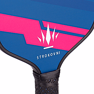 Strokovni CFX Premium Pickleball Paddle | STK Carbon Fiber | Elongated Handle | 16mm Thickness | USAPA Compliant | LITE Weight 8.1 Oz