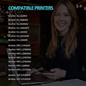 HITZE Compatible Toner Cartridge Replacement for Brother TN630 TN660 TN-660 for Brother MFC-L2700DW DCP-L2540DW HL-L2300D HL-L2380DW HL-L2340DW HL-L2360DW MFC-L2740DW (Black, High Yield, 2 Pack)