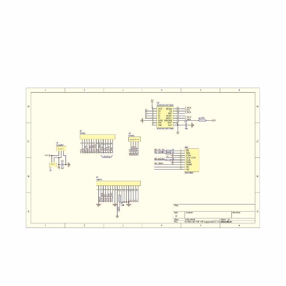 HiLetgo 2.4" SPI TFT LCD Display 2.4 Inch ILI9341 Touch Panel LCD ILI9341 240x320 5V 3.3V