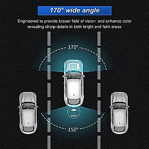 Dash Cam Front and Rear, 2K+720P Dual Dash Camera for Cars with 3'' IPS Screen, Car Camera with Night Vision, Built-in WiFi, Metal Body, G-Sensor, 24H Parking Monitor, Loop Recording, Free 64GB Card